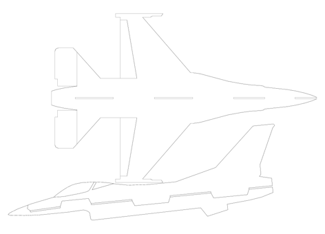 RC airplane plan F-16 Fighting Falcon.PDF - DraGIF.cz